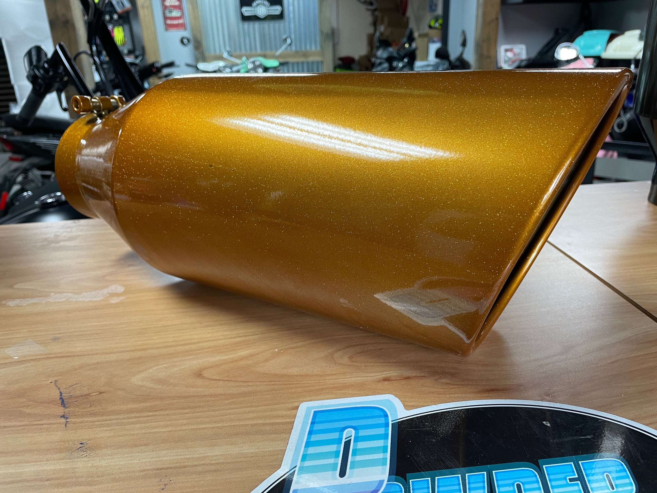 Super Metallic GOLD Exhaust tip | Powderwerx717